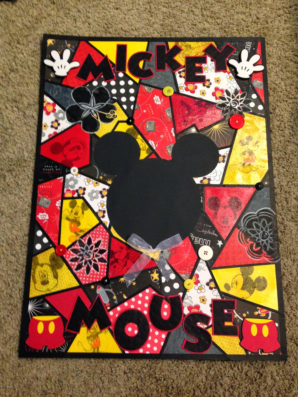 Connie Can Crop: Mickey Mouse Collage- LoveBug Creations